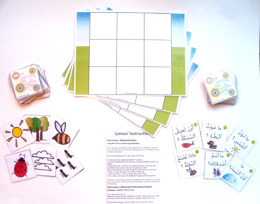 Arabic Park Speaking printable – Arabic Seeds